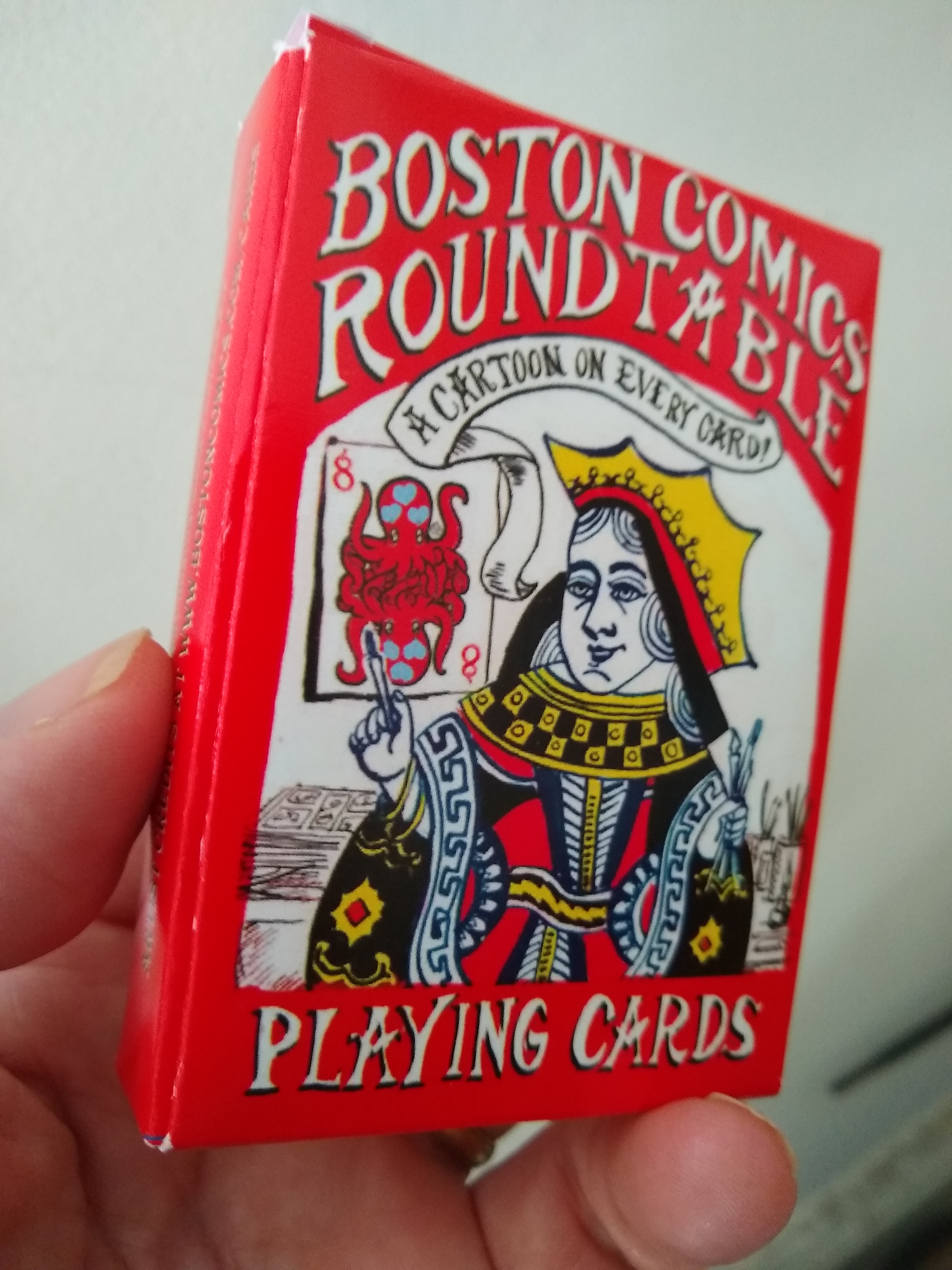 Boston Comics Roundtable Playing Cards: artist credits and information ...