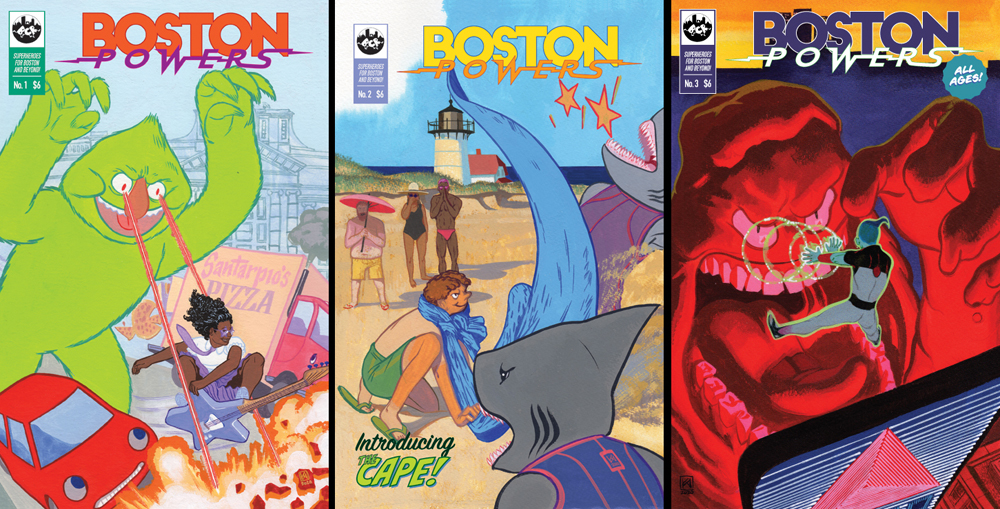 BOSTON POWERS first three issues now available – THE BOSTON COMICS ...